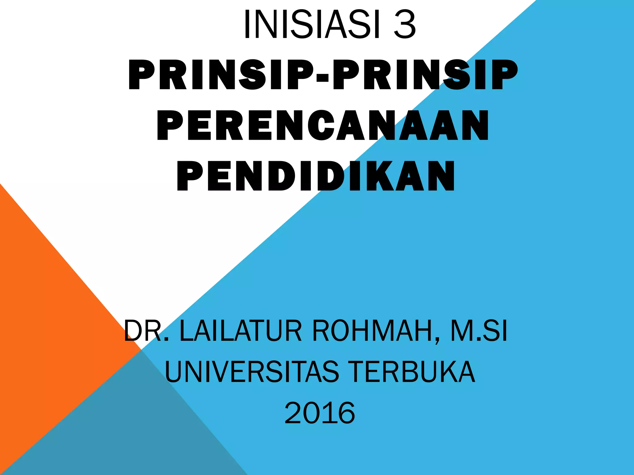 Inisiasi 3 | PPT