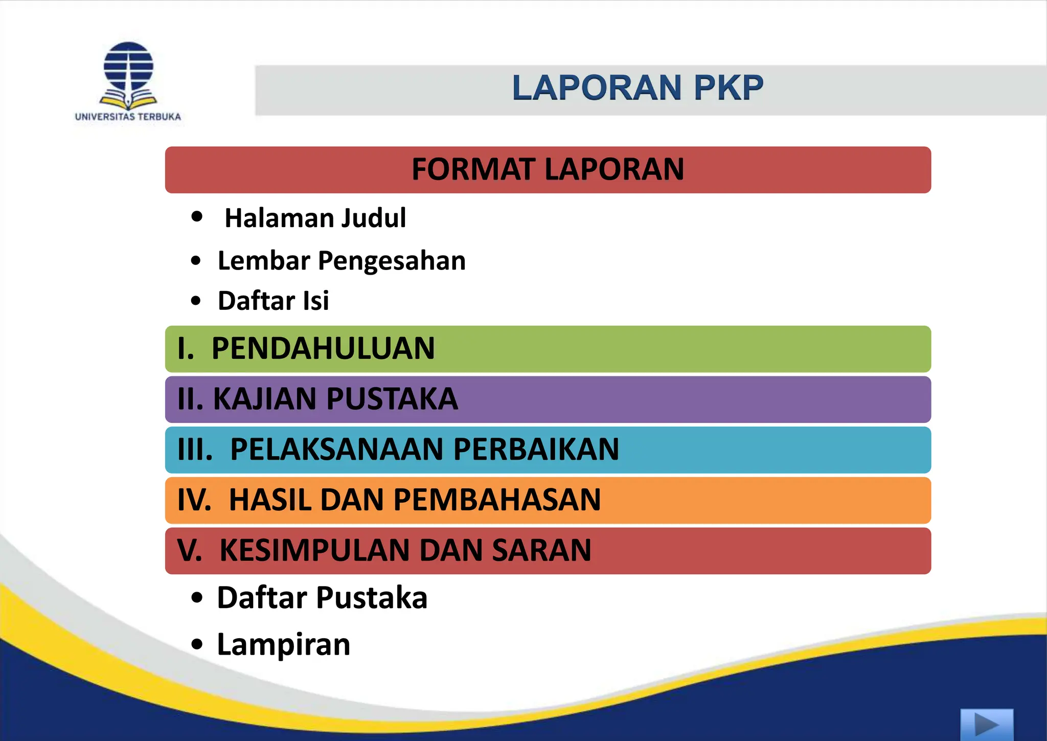 Format Laporan Penelitian Tindakan Kelas1 | PPT