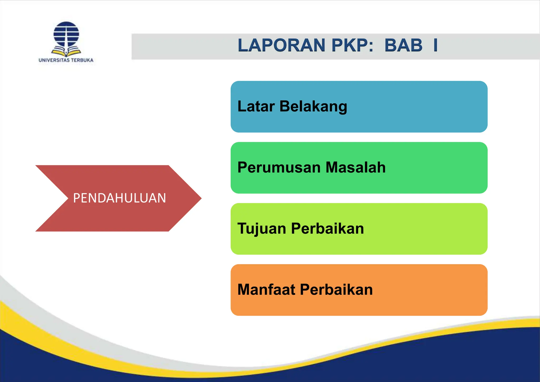 Format Laporan Penelitian Tindakan Kelas1 | PPT