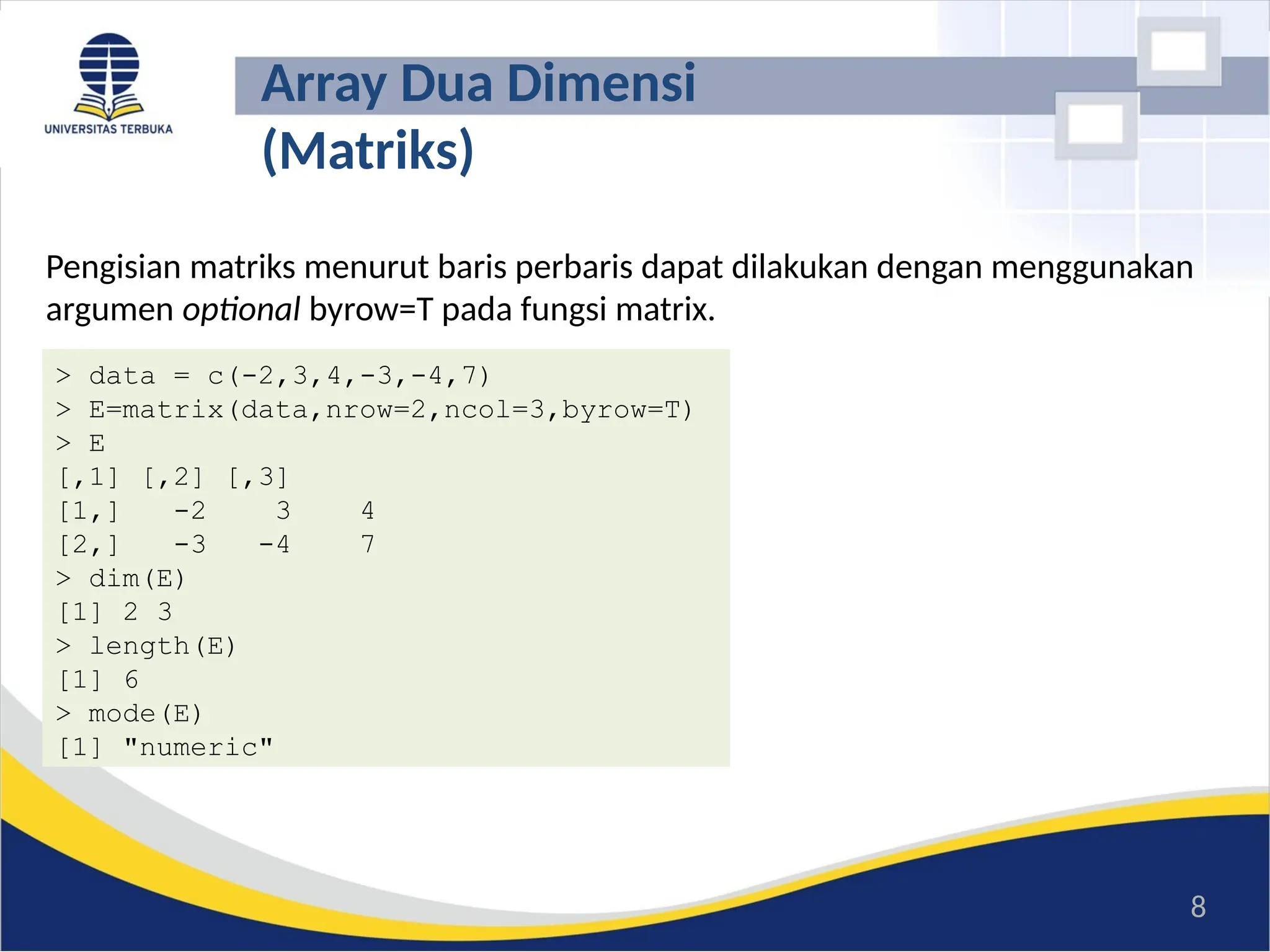 Inisiasi 4 Penggunaan Array dan Matrix.pptx