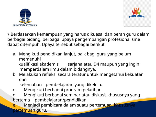 Menjadi Guru Profesional Abad abad ke 21 | PPTX