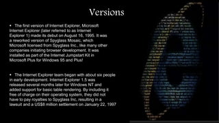 internet explorer | PPTX