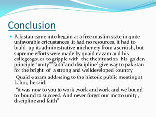 Initail problem of pakistan [autosaved] | PDF