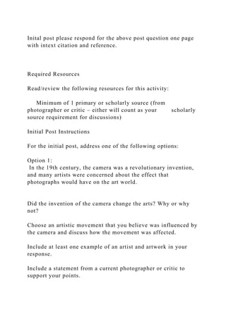 Inital post please respond for the above post question one page with.docx