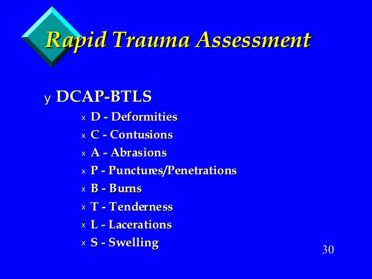 Initial Assess Trauma