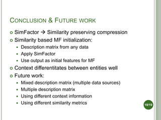 Enhancing Matrix Factorization Through Initialization for Implicit Feedback Databases | PDF