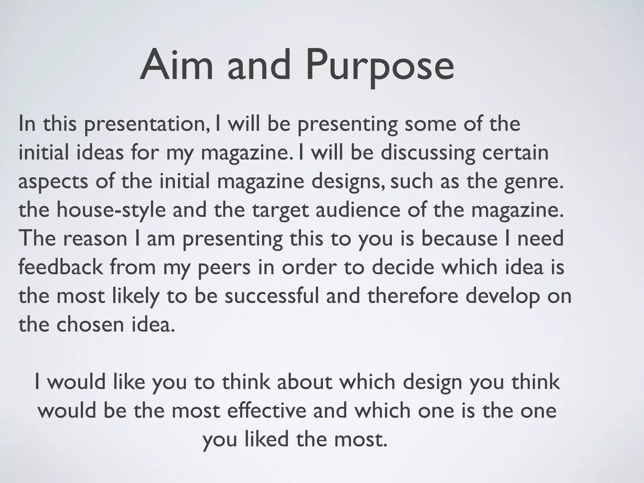 Initial ideas | PPT