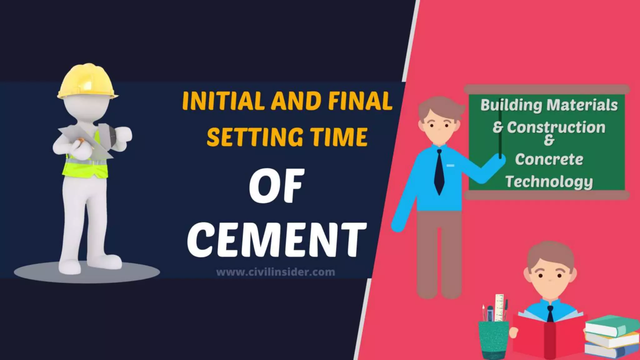 How to determine Initial and Final Setting Time of Cement? | PPTX | Science