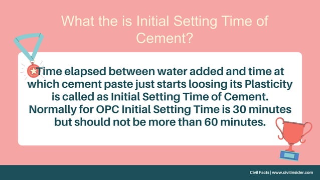 How to determine Initial and Final Setting Time of Cement? | PPTX | Science