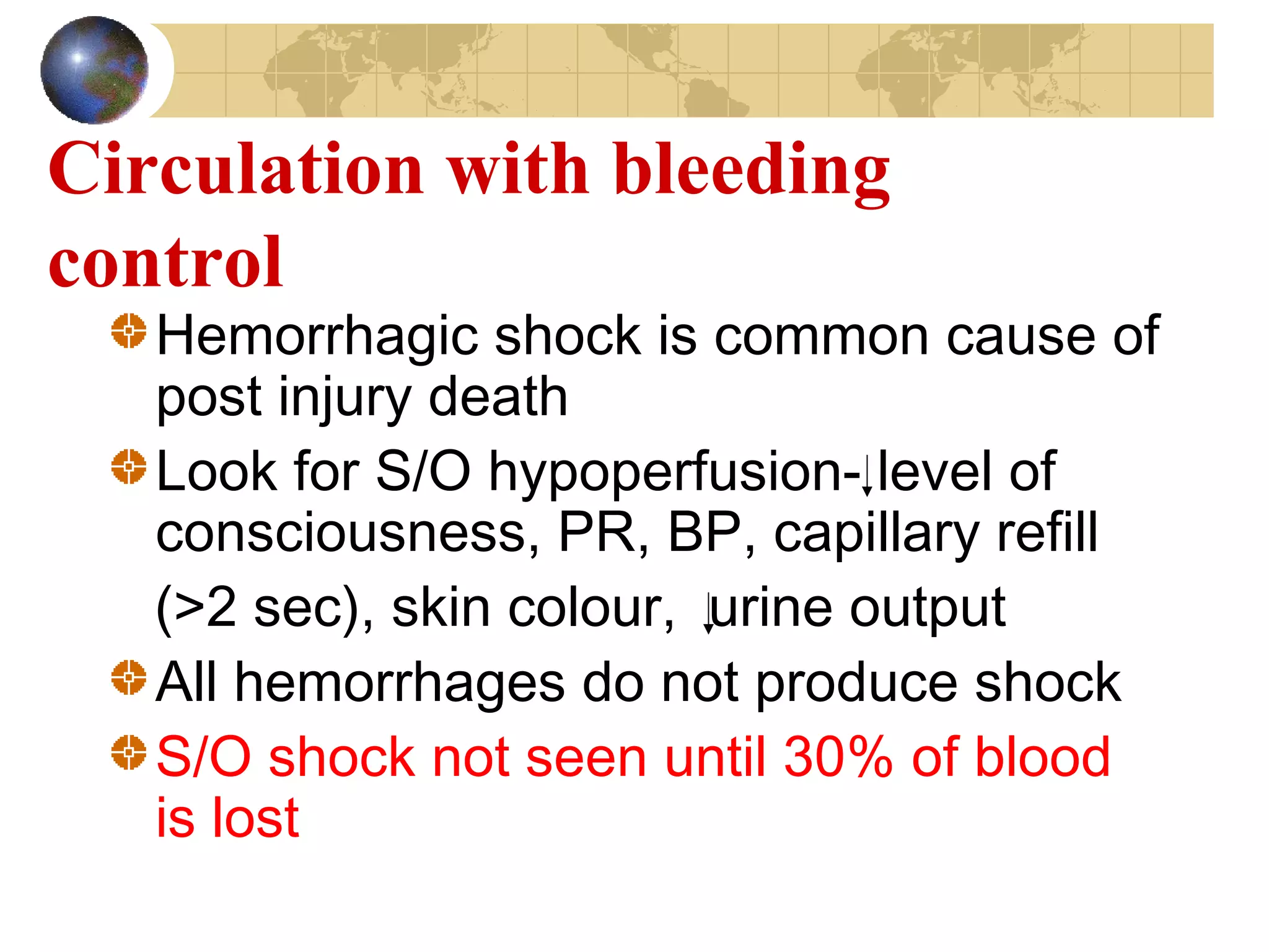Initial approach to trauma | PPT