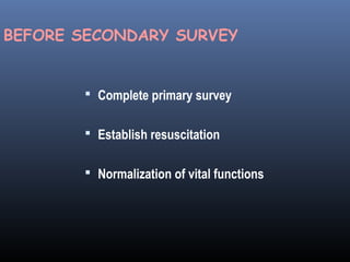 Initial assement in trauma pat | PPT