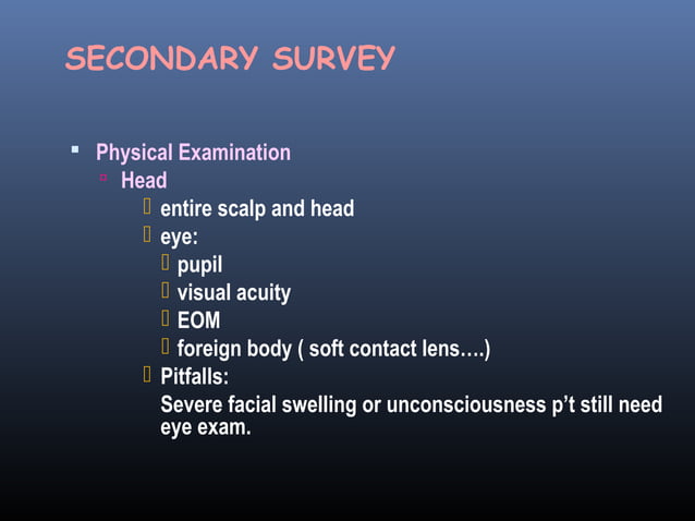 Initial assement in trauma pat | PPT
