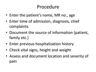 Initial assessment | PPTX