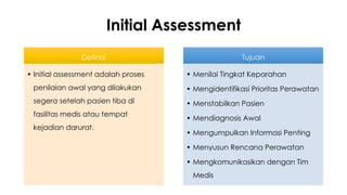 Initial Assessment pada kegawatdaruratan | PDF