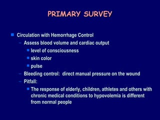 Initial Assessment And Management | PPT