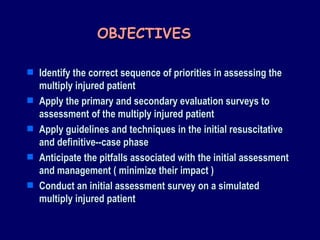 Initial Assessment And Management | PPT
