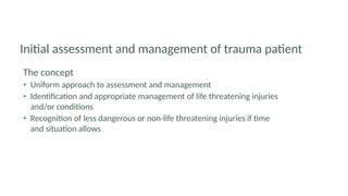 Initial assessment and management of trauma patient.pptx