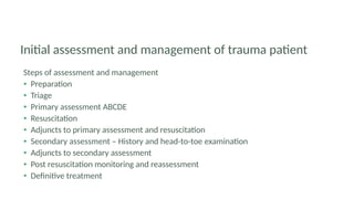 Initial assessment and management of trauma patient.pptx
