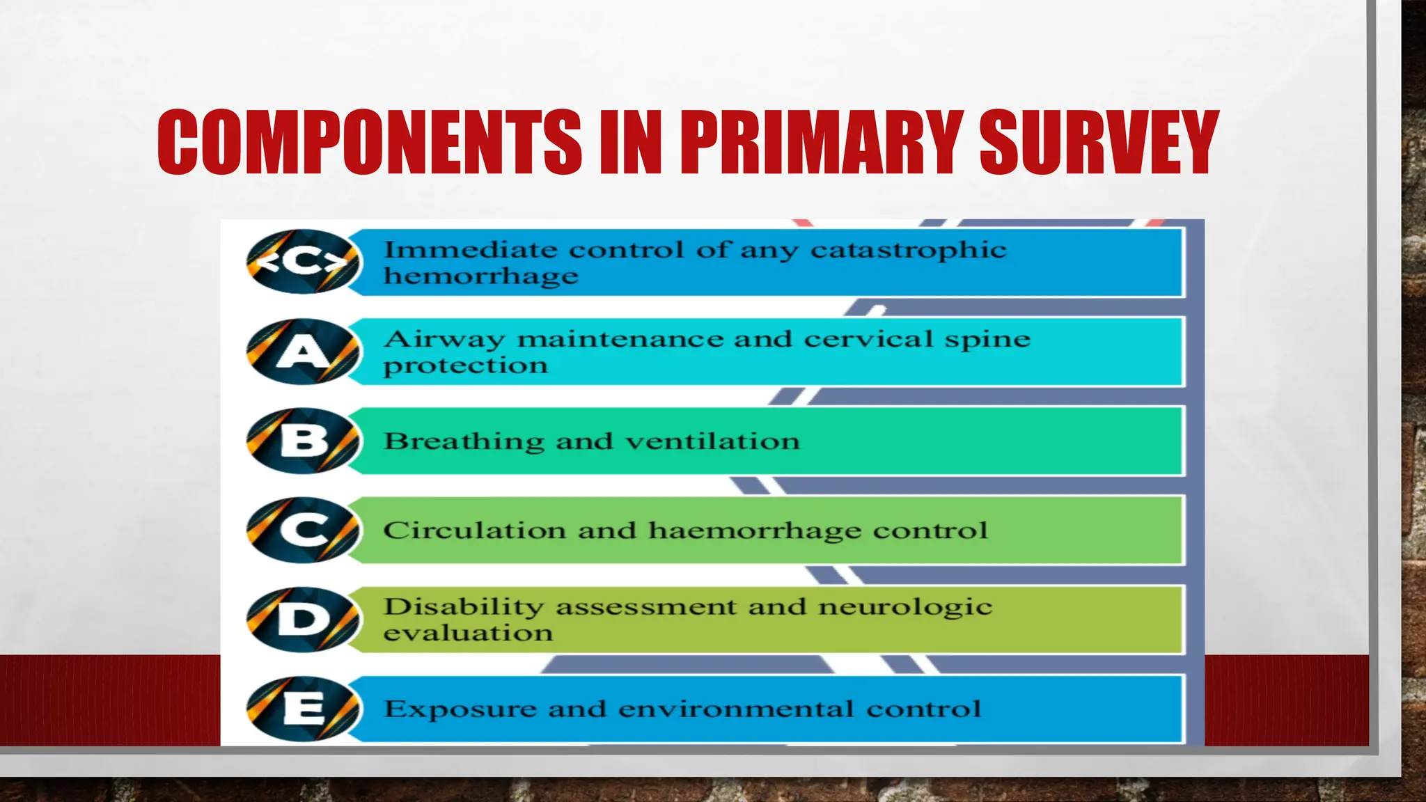 INITIAL ASSESSMENT PRIMARY SURVEY IN TRAUMA.pptx