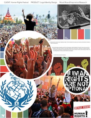 Human Rights Festival - Logo/Identity Design, Initial Concepts ...