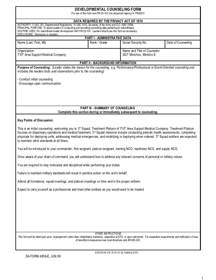 Army Education Army Education Counseling Examples Army Education Army Education Counseling Examples