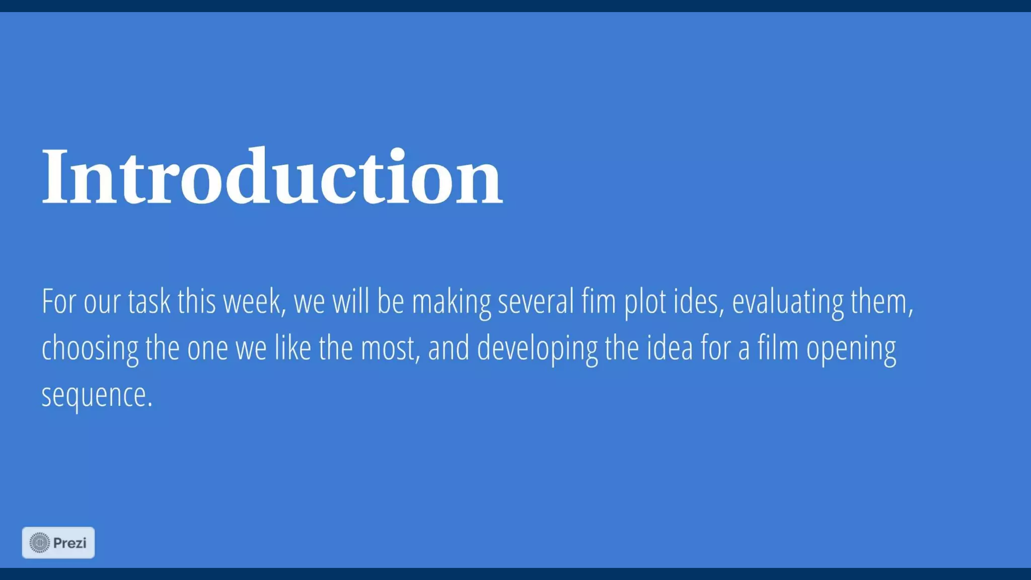 Initial Film Ideas | PPT