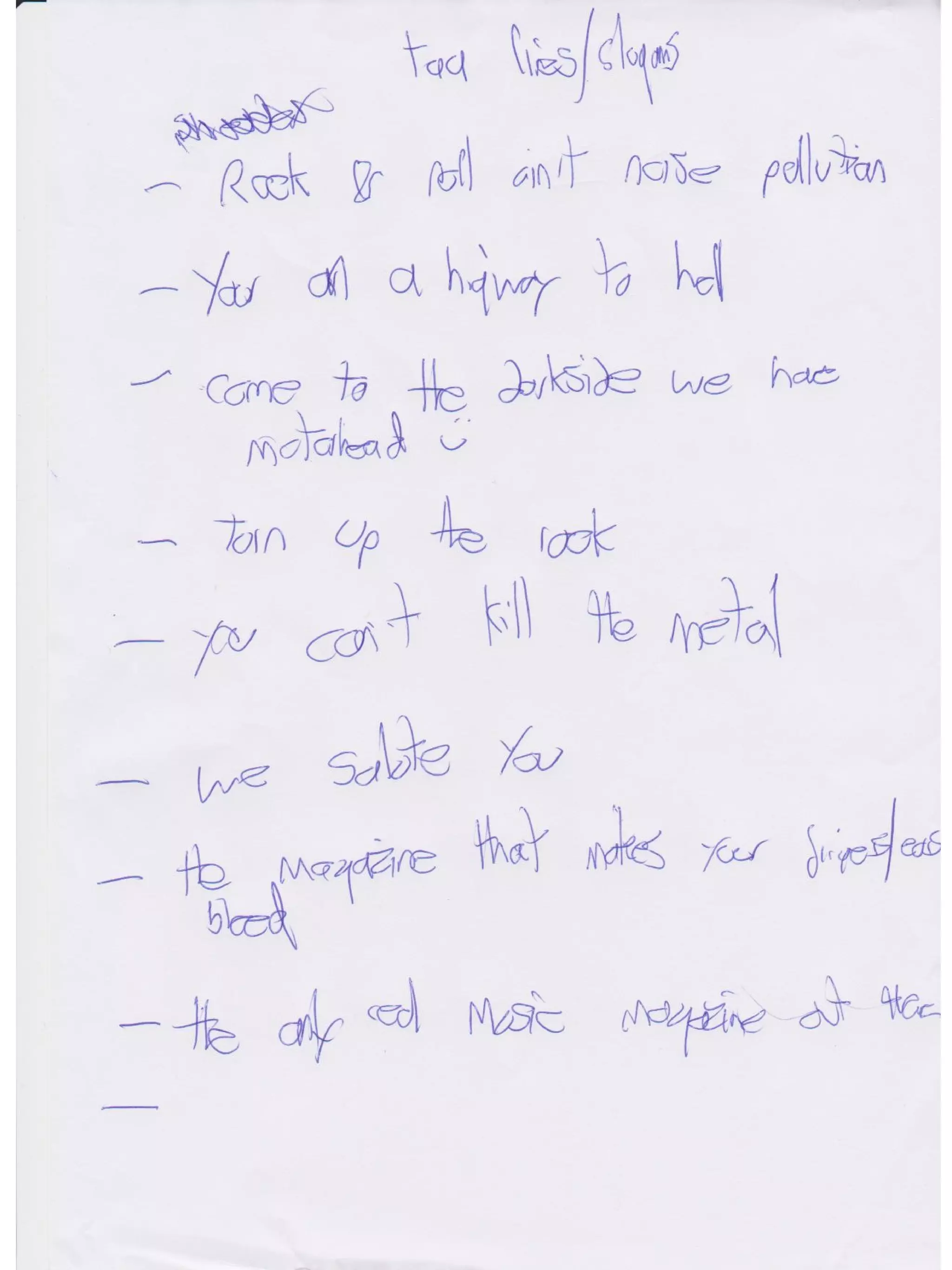 Initial ideas design ideas for magazine name and logo | PDF