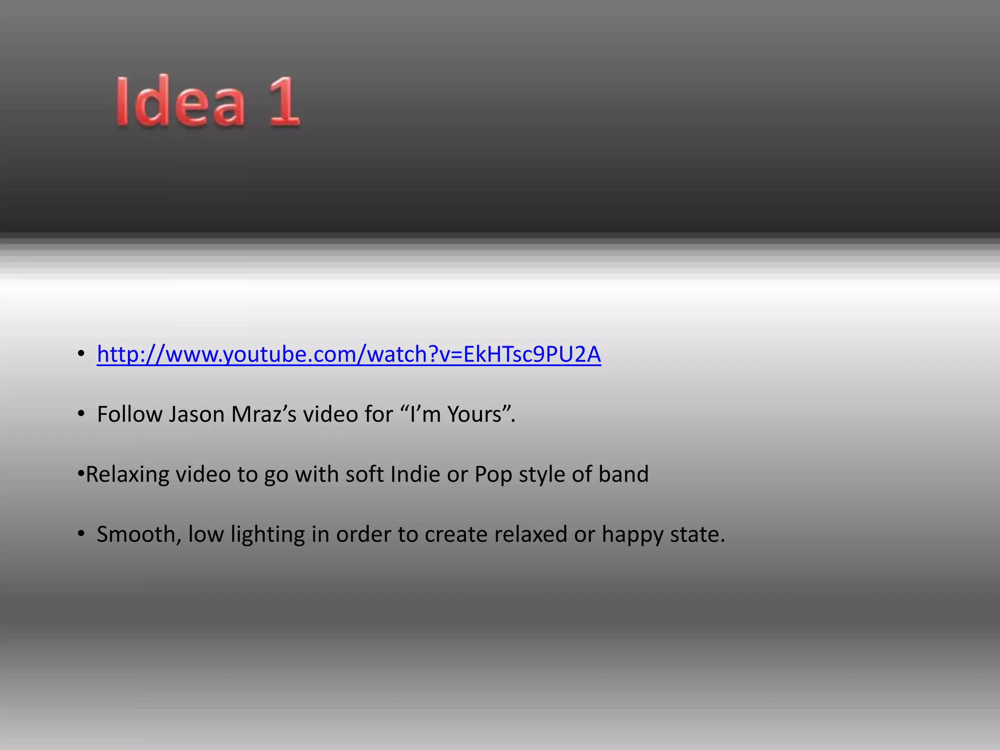 Initial ideas | PPTX