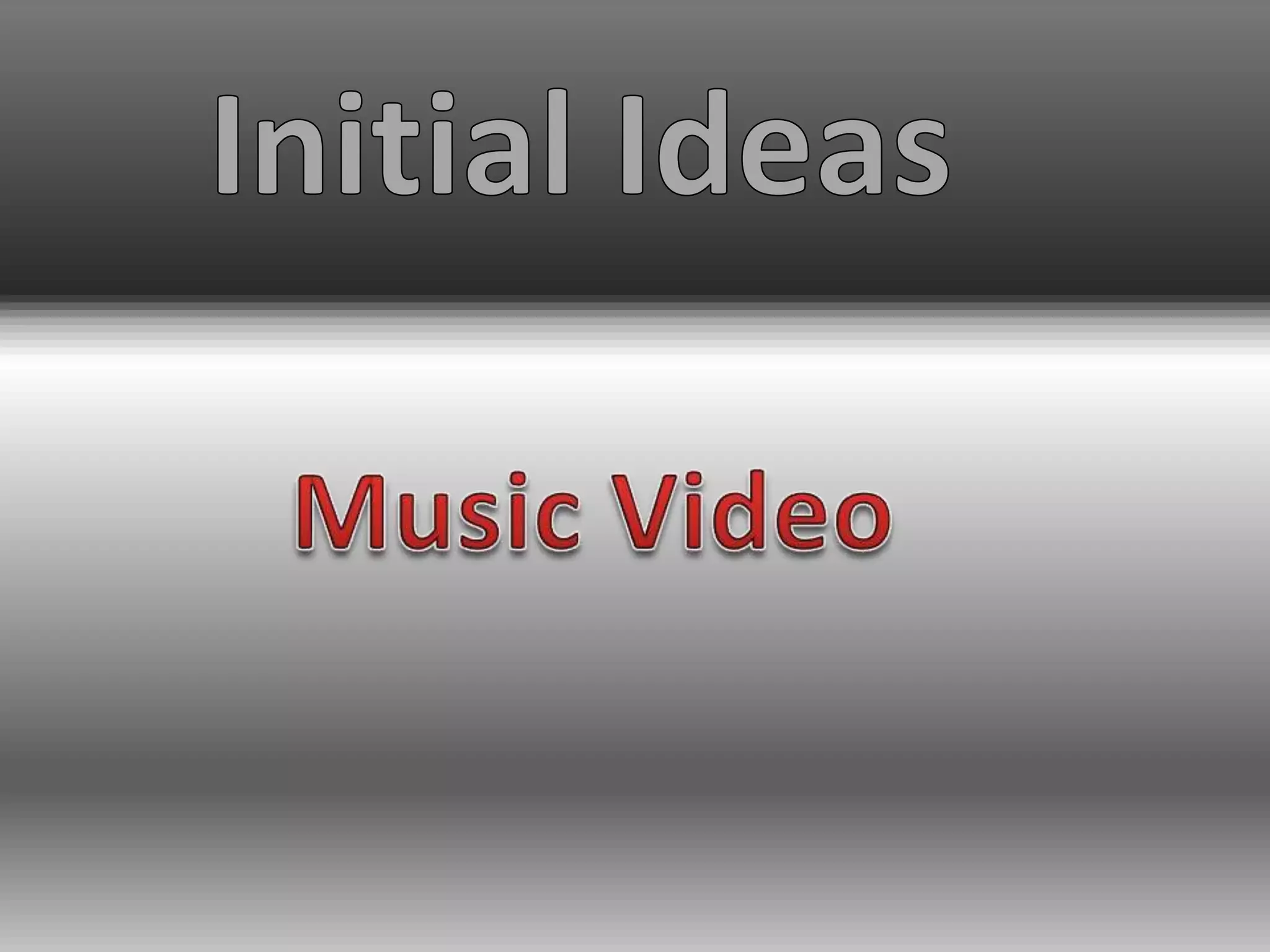 Initial ideas | PPT