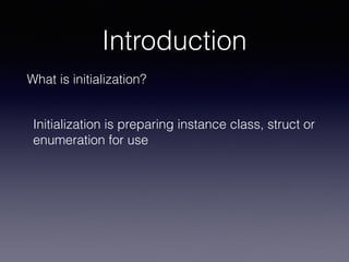 Initialization | PDF