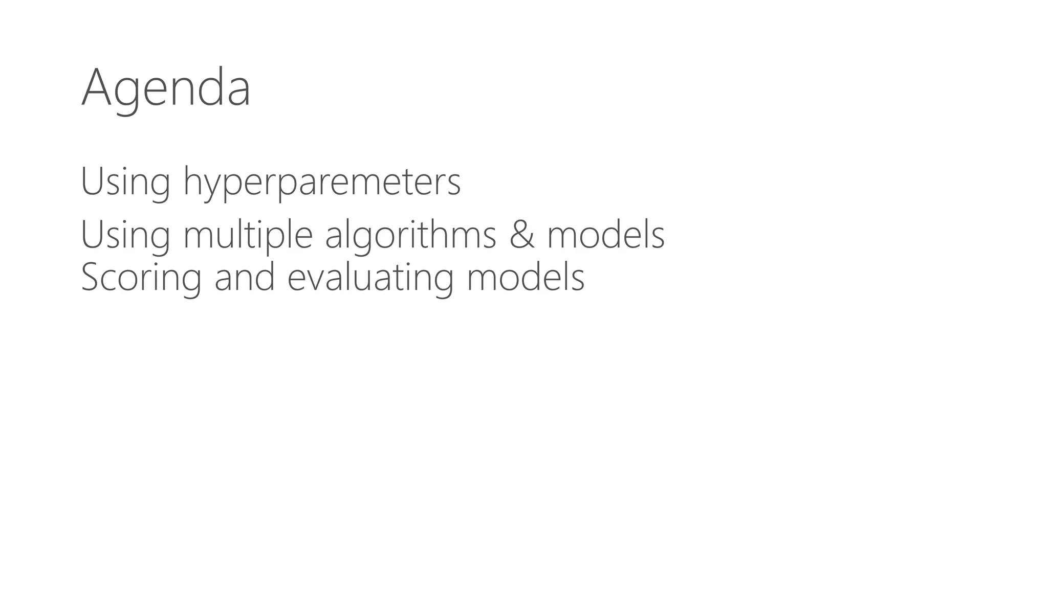 Initializing & Optimizing Machine Learning Models | PPT Initializing & Optimizing Machine Learning Models | PPT
