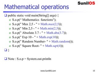 Initial Java Core Concept | PPT