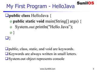 Initial Java Core Concept | PPT
