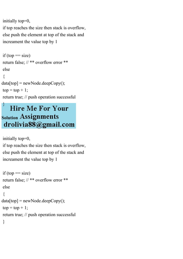 initially top=0, if top reaches the size then stack is overflow.pdf