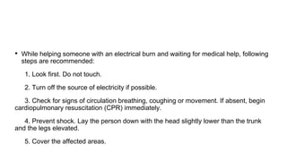 Acute Management in Burns | PPTX