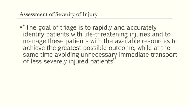 Initial Management of the Trauma Patient.pptx | First Aid | Injuries
