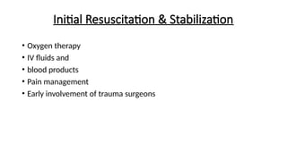 INITIAL MANAGEMENT OF TRAUMA………………..pptx