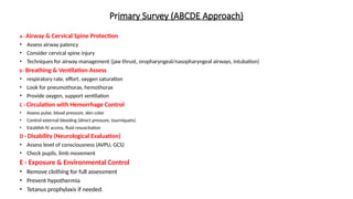 INITIAL MANAGEMENT OF TRAUMA………………..pptx