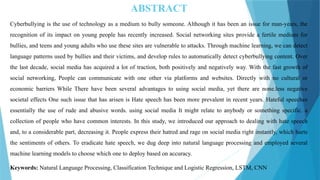 Initial PPT1.ppt for cyber bullying detection | PPTX