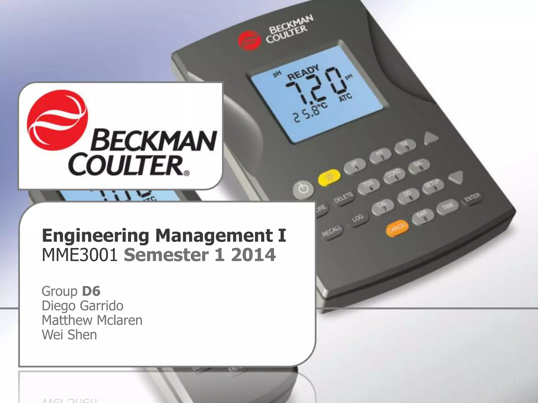 Beckman Initial Presentation | PPTX