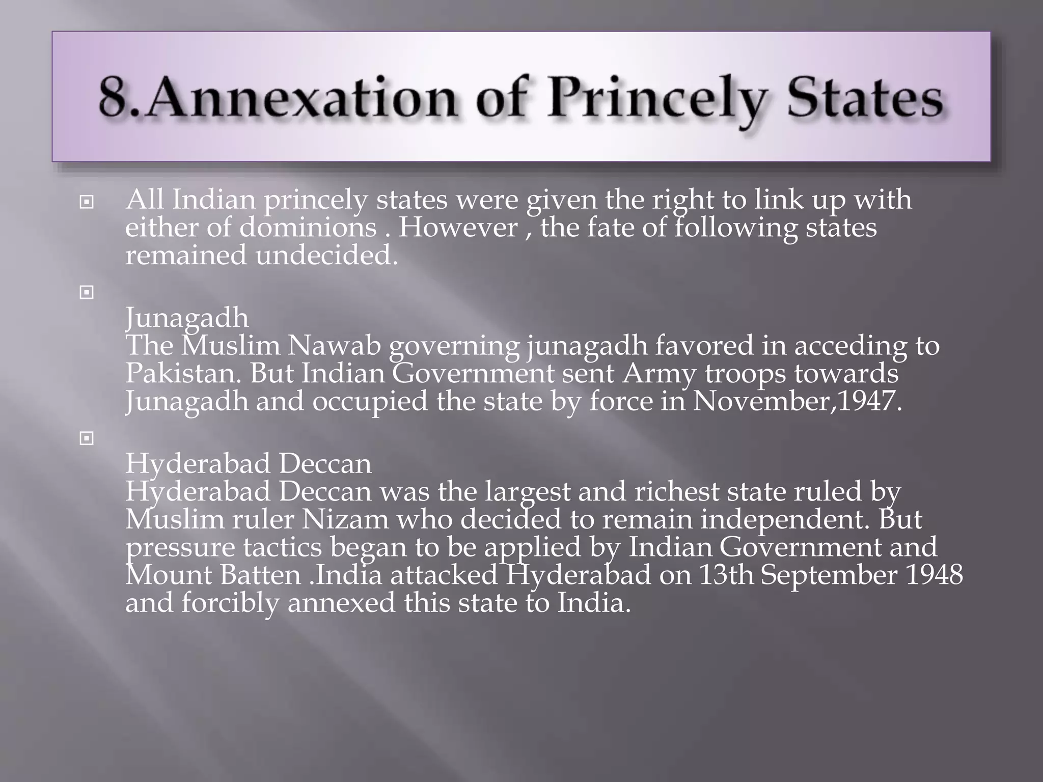 Initial problems of pakistan | PPTX