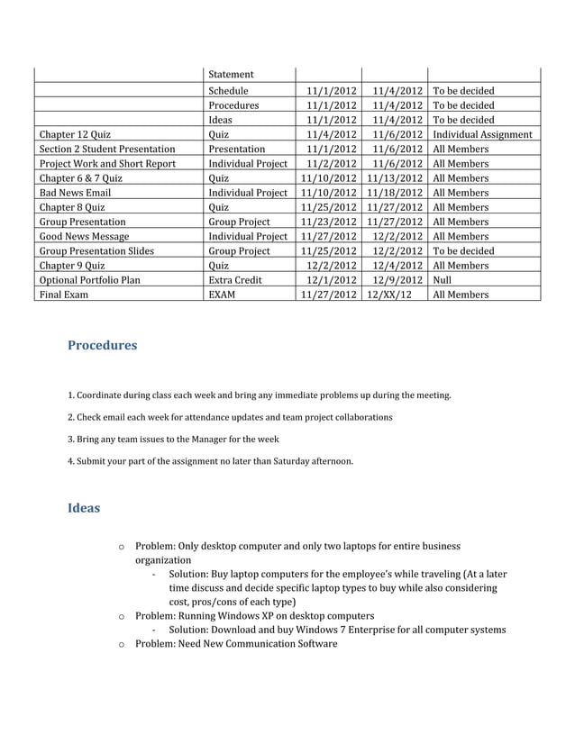 Initial project plan | DOCX