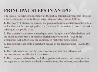 Initial public offering(ipo) | PPTX