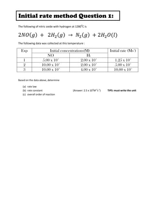 Initial rate method | DOCX