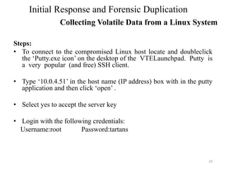 Initial Response and Forensic Duplication | PDF
