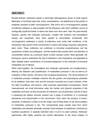 production of antibodies | DOCX