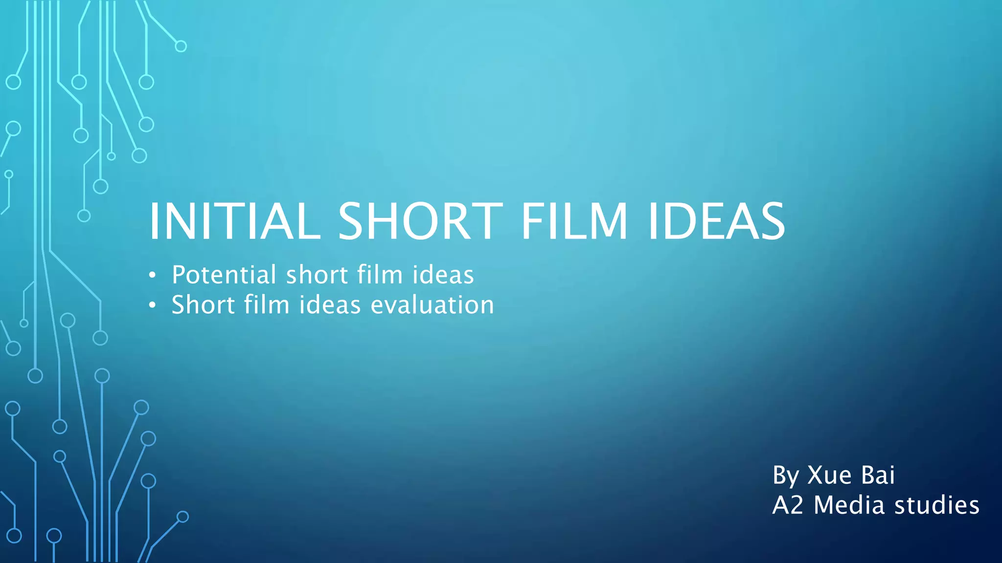 Initial short film ideas | PPT