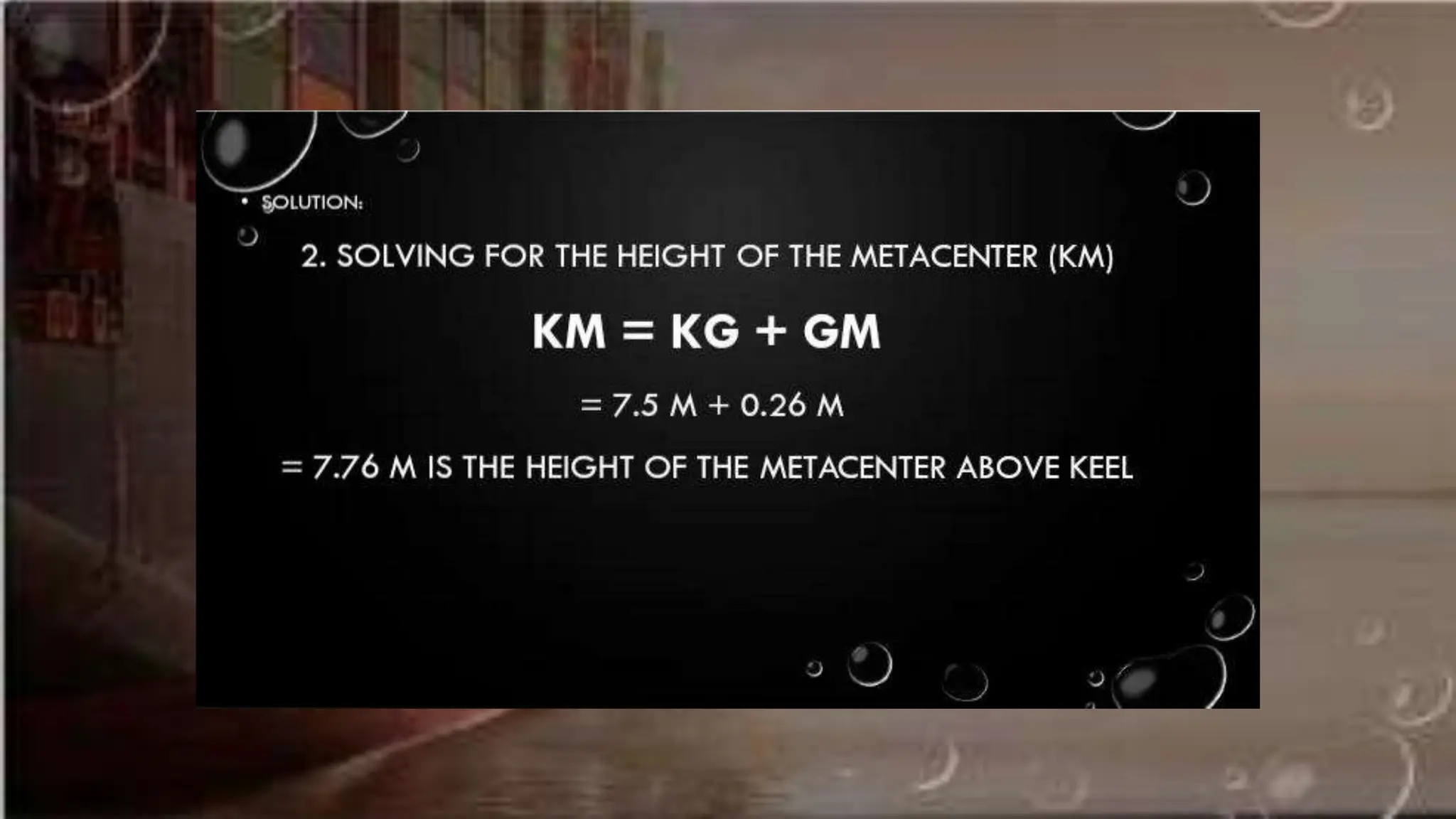 INITIAL STABILITY OF SHIP metacenter.pptx