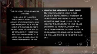 INITIAL STABILITY OF SHIP metacenter.pptx