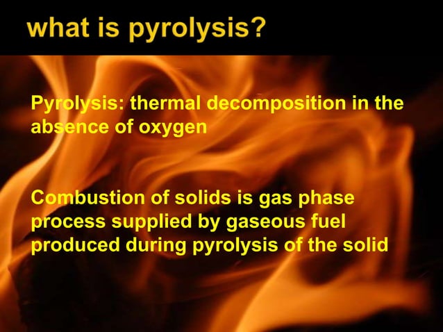 Initial stages of pyrolysis of polyethylene | PPT